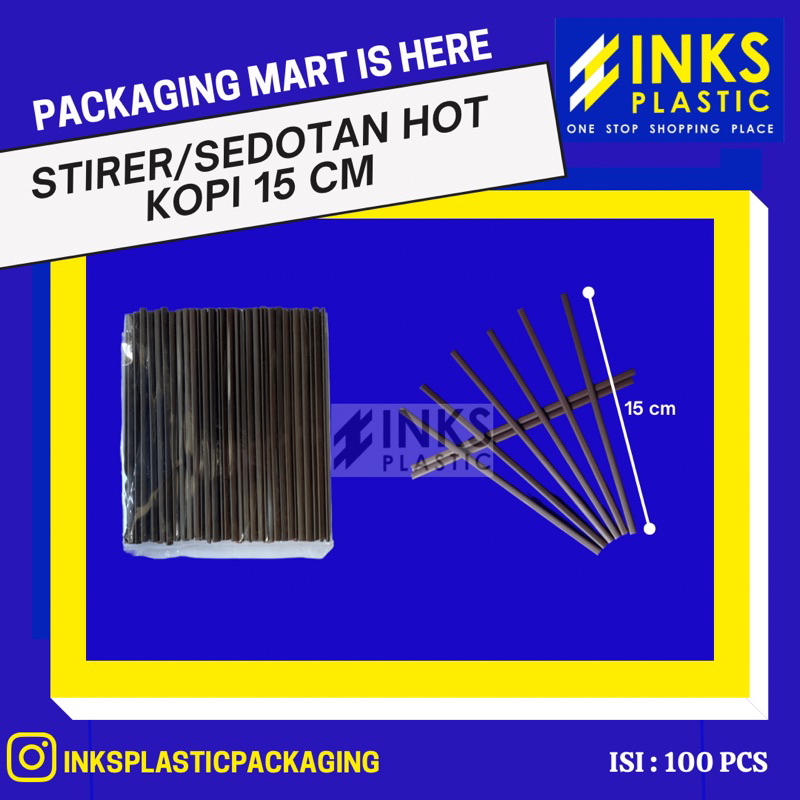 Jual SEDOTAN KOPI STIRER PIPIH/STRAW COFFEE (ISI 100 PCS) | Shopee ...
