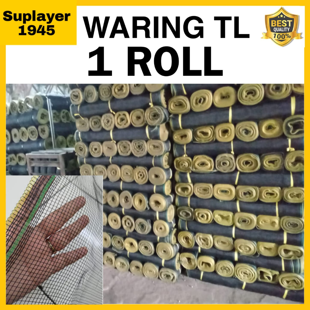 Jual Waring TL ( 1 ROLL ) = Panjang 100 meter x Lebar 1,2meter Original ...