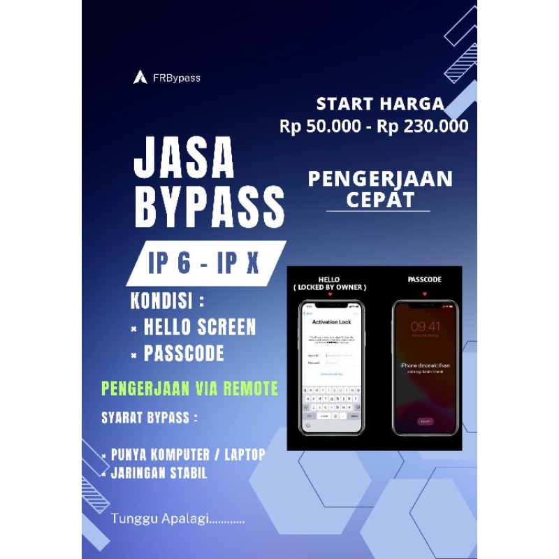 Jual Bypass Ip 6 Ip X Shopee Indonesia 