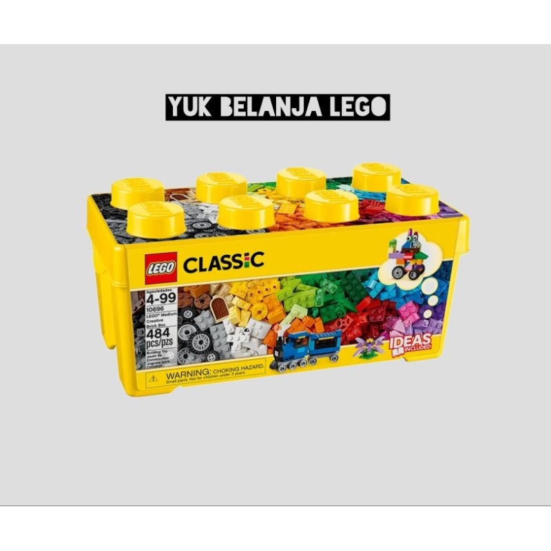 Jual LEGO Classic 10696 Medium Creative Brick Box (484 pieces) | Shopee ...