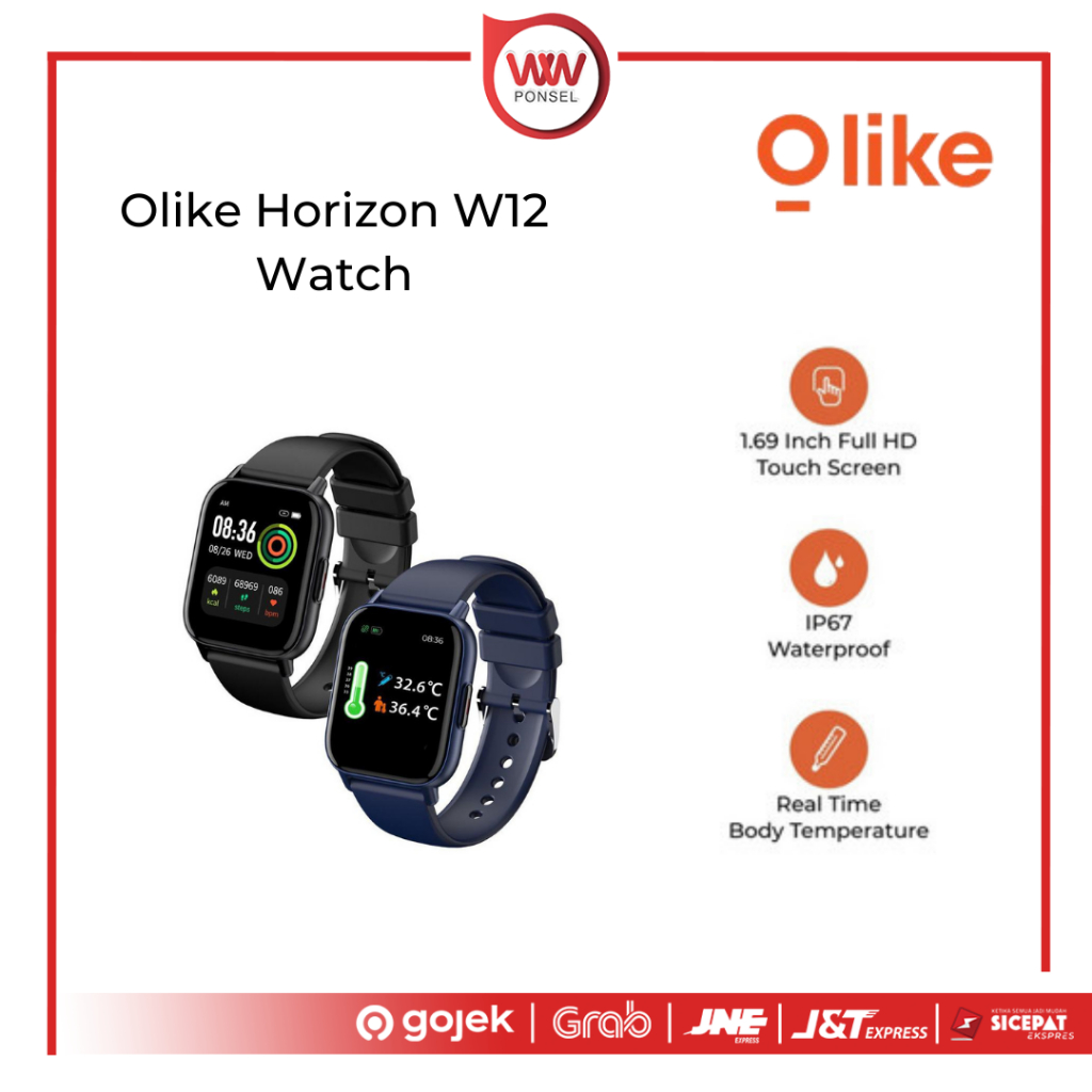 Jual Olike Horizon W12 W12C PRO W13 Watch Smartwatch - Garansi Resmi ...