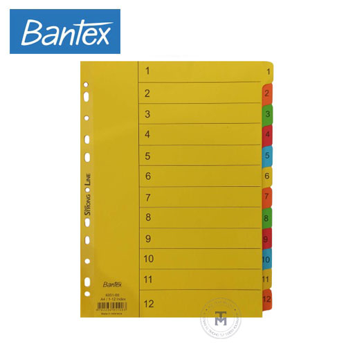 Jual Pembatas Strong Line Bantex A4 Angka | Shopee Indonesia