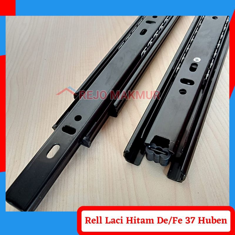 Jual Rel laci hitam double track merk huben 55 cm - 60 cm | Shopee ...