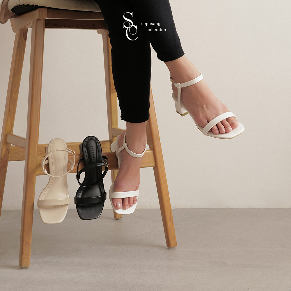 Jual Sepasang Collection Xena Sandal Heels Wanita Hak 5 Cm | Shopee ...