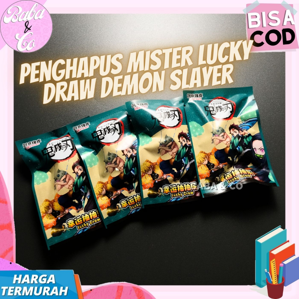Jual PENGHAPUS MISTERI DEMON SLAYER ERASER LUCKY DRAW KIMETSU NO YAIBA ...