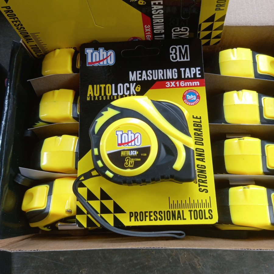 Jual meteran Toho 3 meter AUTOLOCK TOHO / Measuring Tape 3 mtr Toho ...