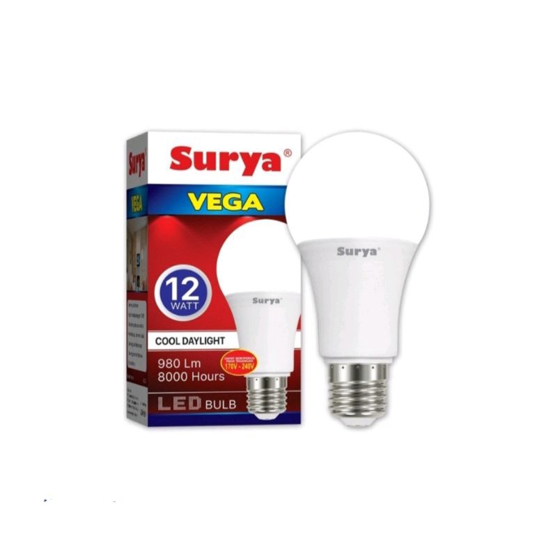 Jual SURYA VEGA / SURYA CAPTIVA LAMPU LED BOHLAM BULB MURAH TERANG 3W 5W 7W 9W 12W 15W 18W ...