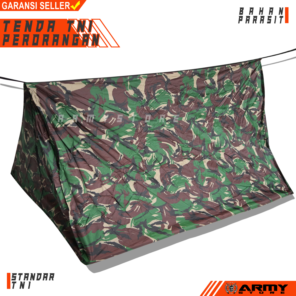 Jual tenda perorangan TNI | Shopee Indonesia