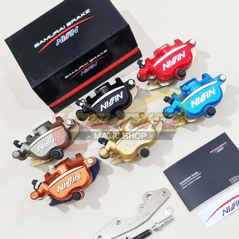 Jual Kaliper Nissin Samurai 2 Piston Depan 220mm ADV PCX 150 160 | Shopee Indonesia