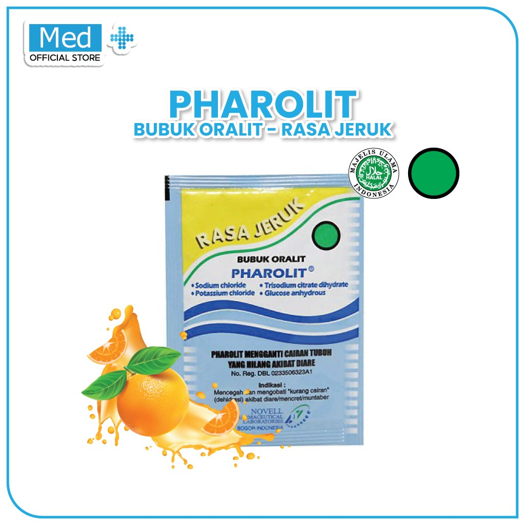 Jual Med+ Pharolit Bubuk Sachet ( Oralit ) | Shopee Indonesia