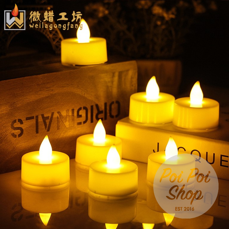 Jual Lilin LED Candle Lampu Tidur Hiasan Romantis Kamar KECIL Baterai ...