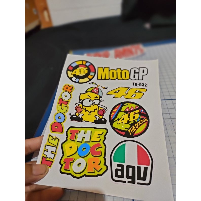 Jual Stiker motogp agv rossy | Shopee Indonesia