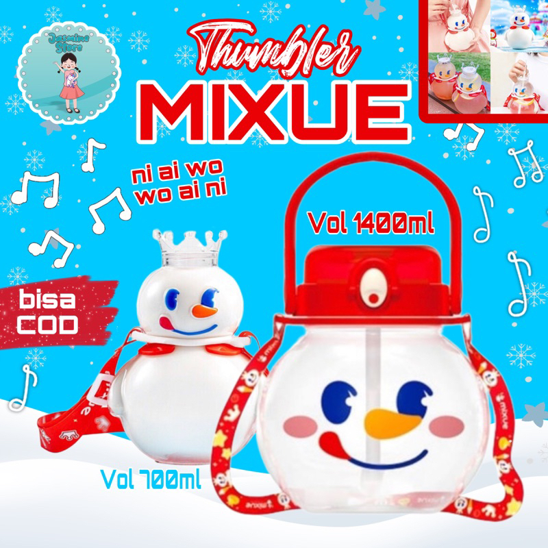 Jual Tumbler Botol Mixue Snow King Viral 700 ML Limited Edition/Botol ...