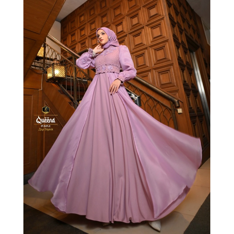 Jual QUEENA DRESS ZALIFA RAYA SERIES PREMIUM | Shopee Indonesia