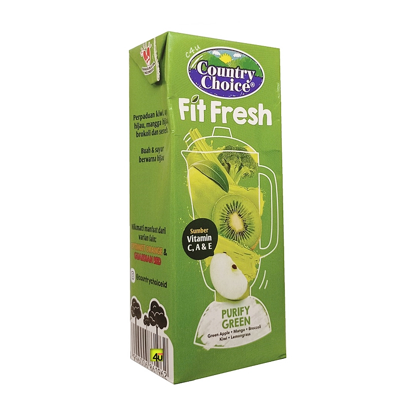 Jual Country Choice FIT FRESH - Minuman Sari Buah dan Sayur - 250 ml ...
