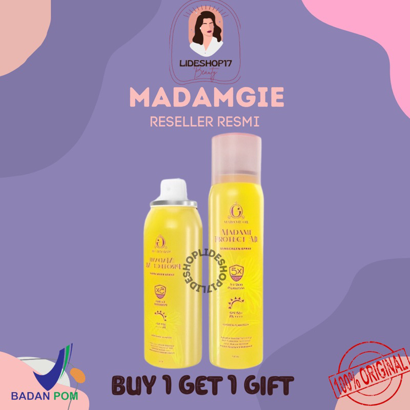 Jual (READY STOCK) Madame gie Sunscreen Spray SPF 50 protect me ...