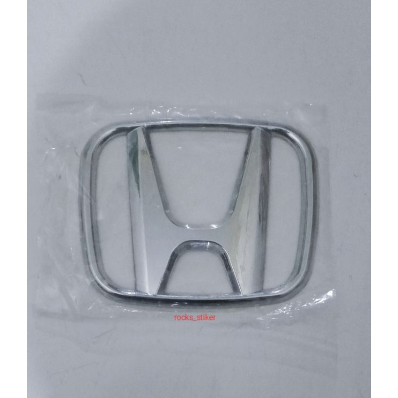Jual Emblem logo H untuk mobil Honda warna Chrome pengganti JAZZ Lama ...