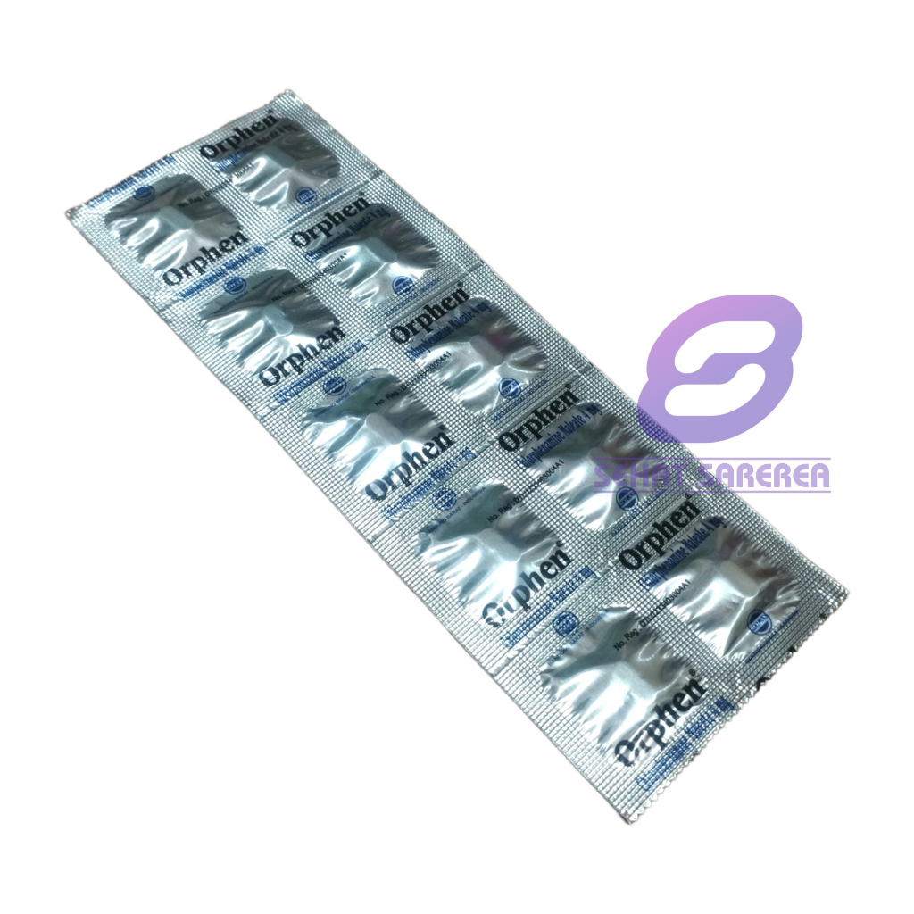 Jual Orphen Strip 10 Kaplet Mengatasi gejala alergi seperti pilek ...