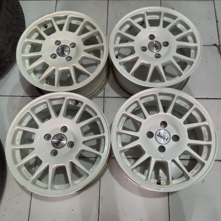 Jual Velg Mobil Bekas Ring 15 Lebar 6,5 Lobang Baut 4x100 Et40 Velg Hsr Wheel Fe02 | Shopee ...