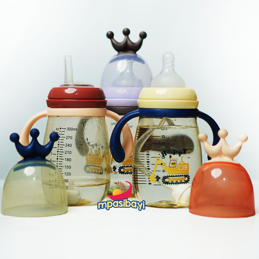 Jual Botol 2 in 1 anak tritan anti tumpah ppsu bisa dot dan sedotan botol latihan minum | Shopee ...