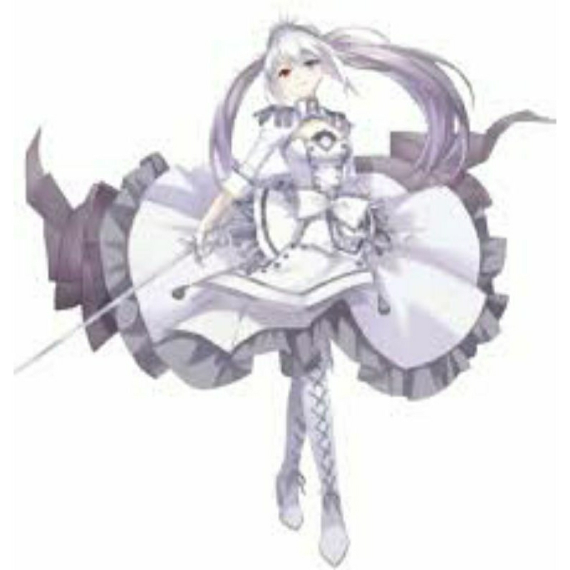 Jual white queen date alive cosplay weapon rapier and gun | Shopee ...