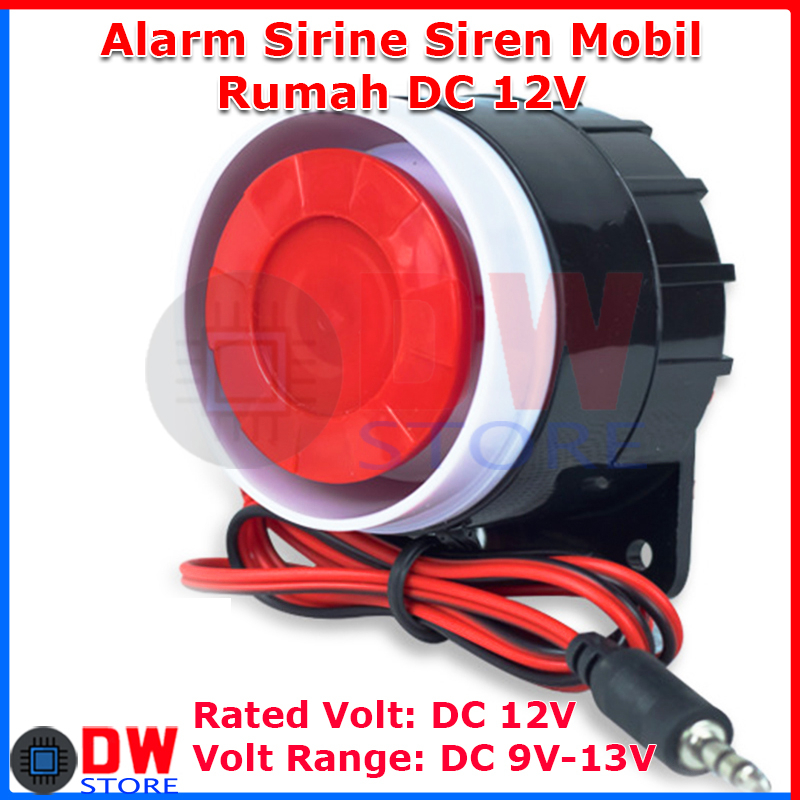 Jual SIREN SIRINE SPEAKER ALARM MOBIL RUMAH DC 5V 4V-6V SIRINE 120 DB ...