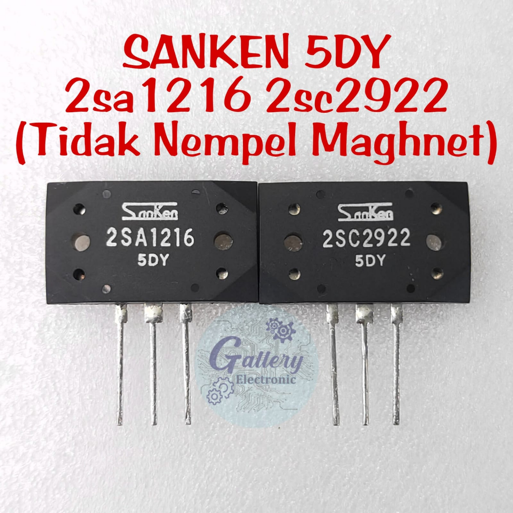 Jual Transistor Sanken 2SA1216 2SC2922 5DY kw ( RRT ) Tidak nempel magnit | Shopee Indonesia