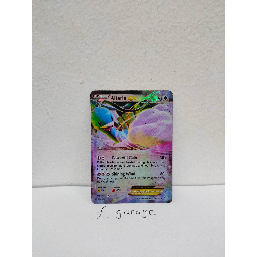 Jual Altaria EX 83/124 UR Hologram Pokemon Card Kartu TCG Basic English ...
