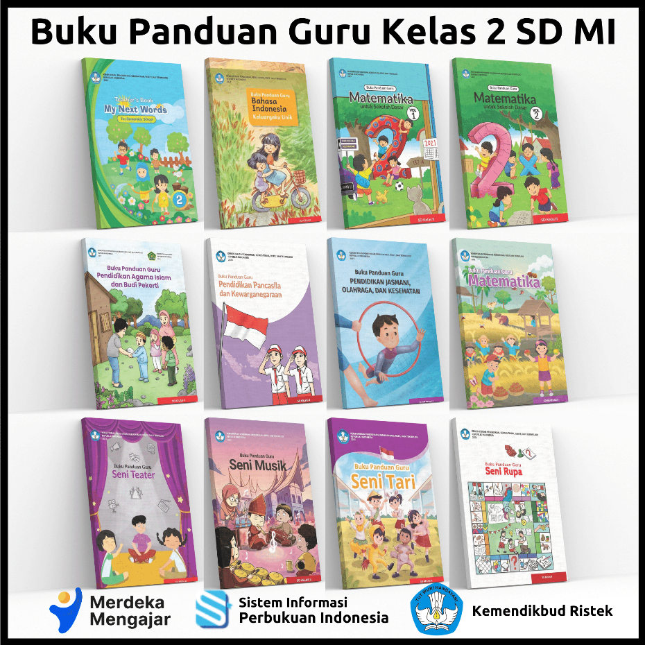 Jual Buku Guru Kelas 2 SD/MI Kurikulum Merdeka Belajar Mengajar Kurmer Kumer Paket Panduan ...
