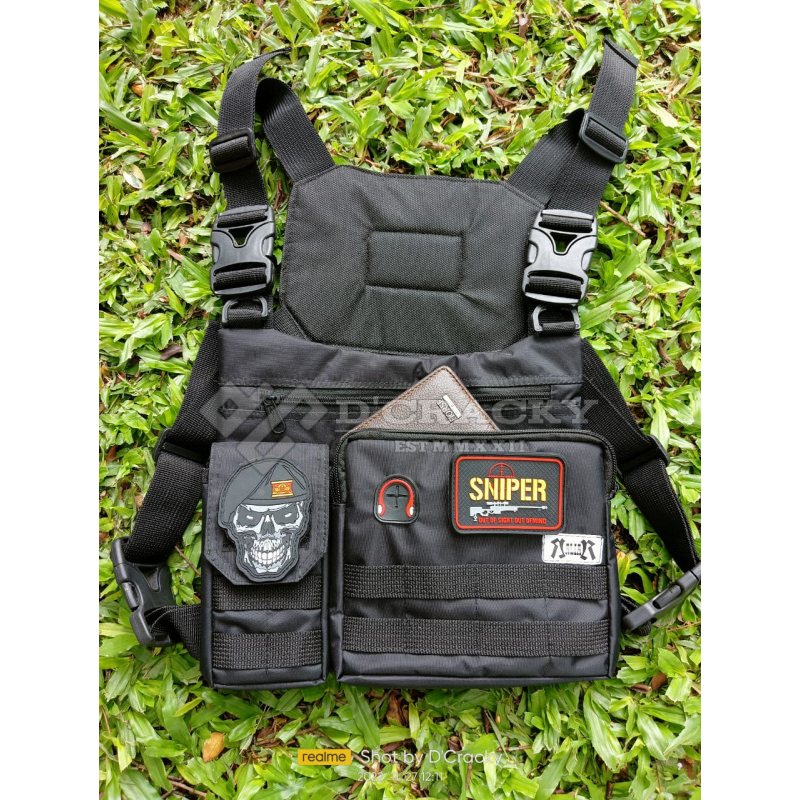 Jual Tas Dada Pria | Tas Tactical | Tas Polisi | Tas TNI | Chest Bag ...