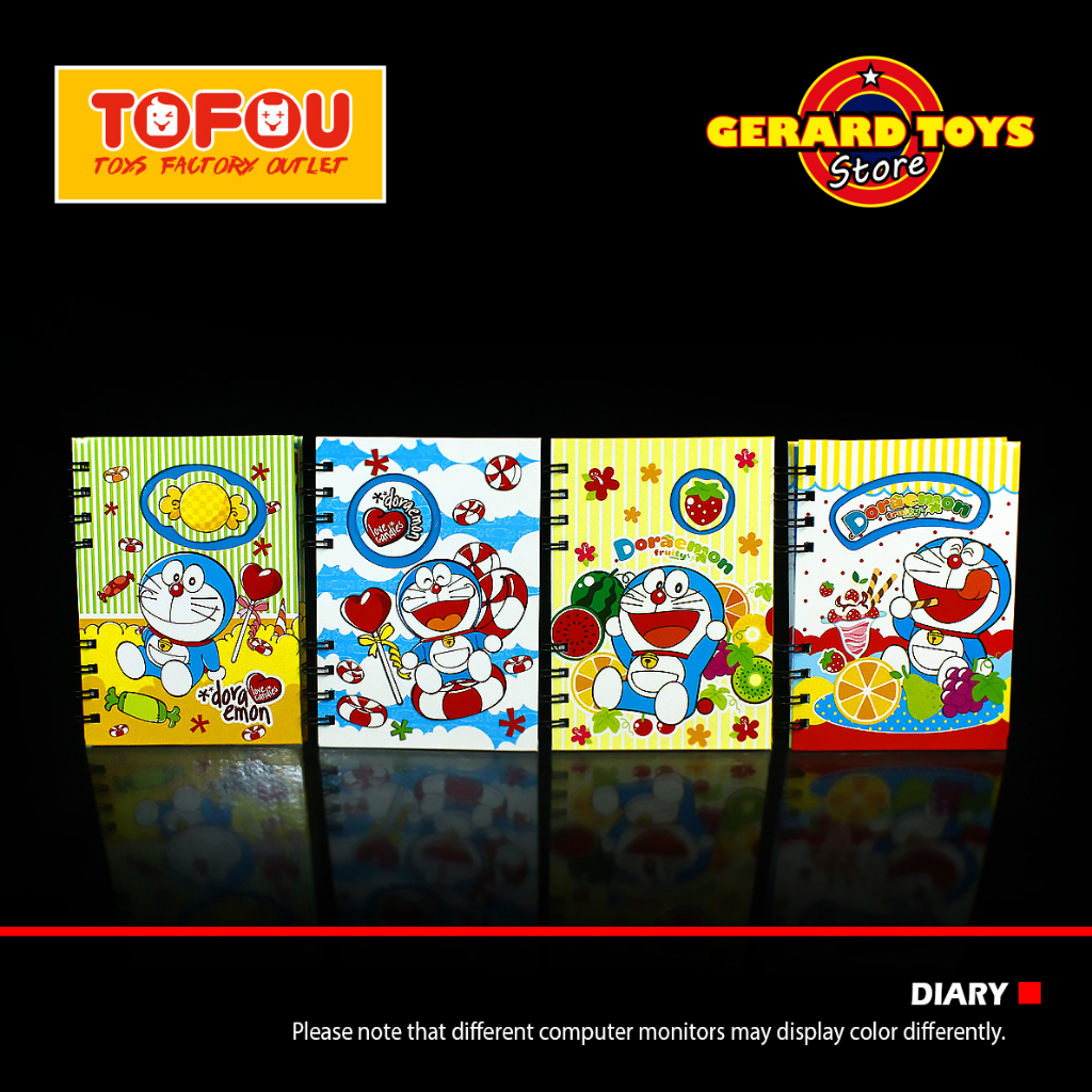 Jual Buku Memo Notes Book Diary Ring 3D Kecil Doraemon MURAH BANGET ...