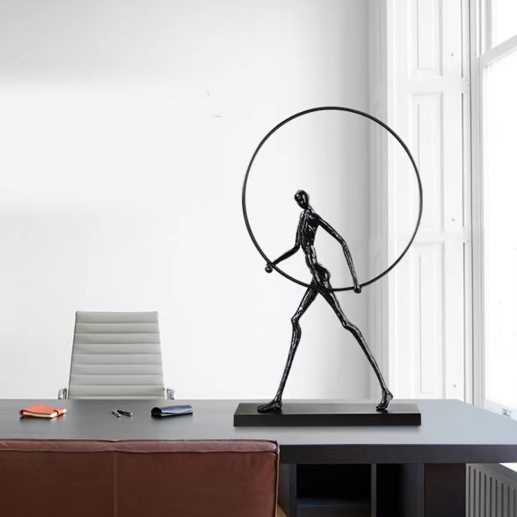Jual Pajangan Meja Patung Modern Black / Human Figure Statue EB Home ...