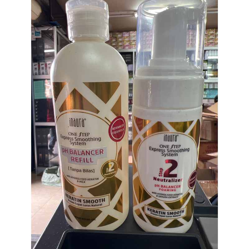 Jual Inaura One Step Express Smoothing System Step 2 Foaming | Shopee ...
