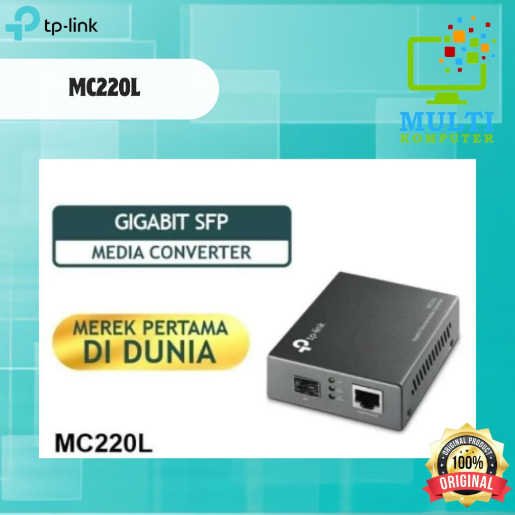 Jual TPLINK MC220L Gigabit SFP Media Converter | Shopee Indonesia