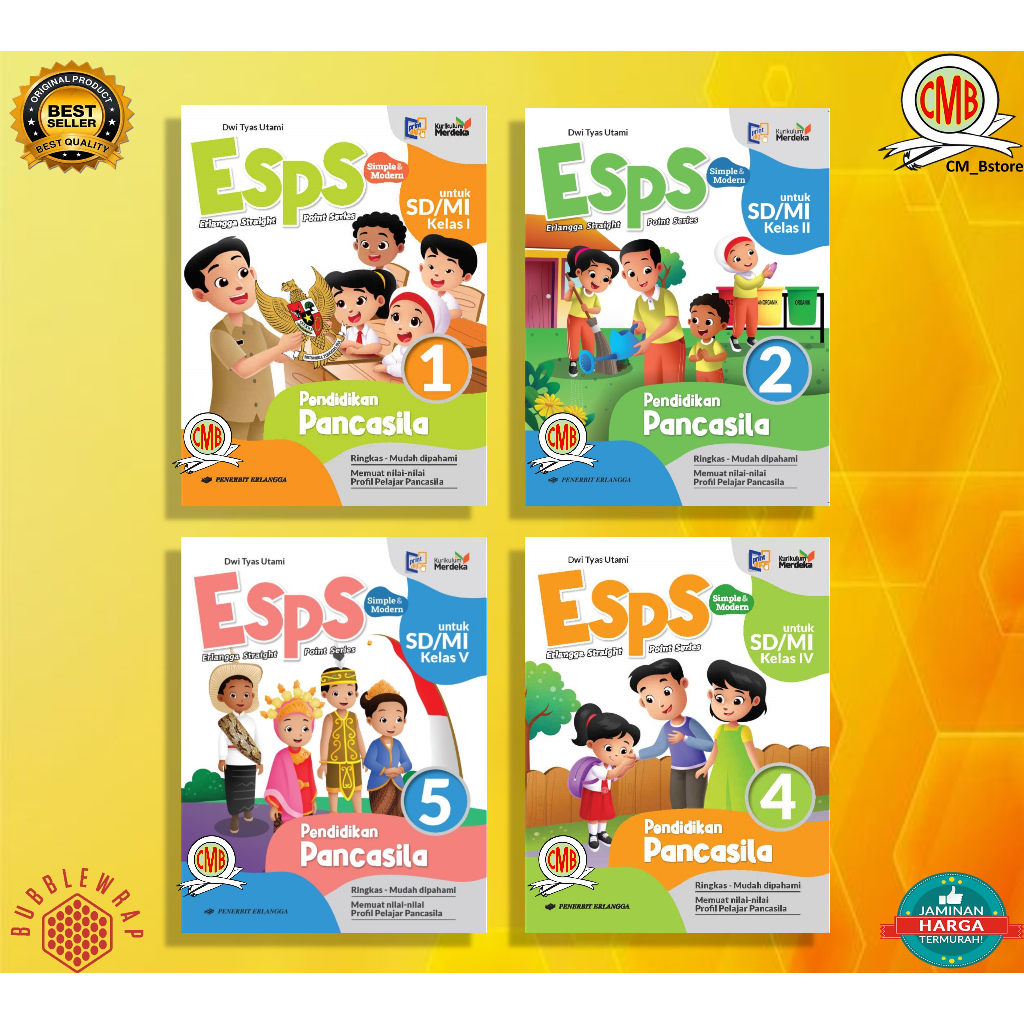 Jual [ PENERBIT ERLANGGA ] ESPS PANCASILA REVISI KELAS 1, 2, 4 & 5 ...