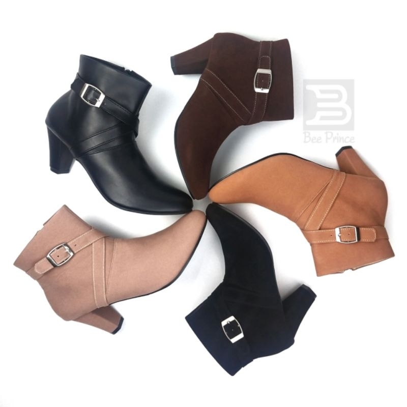 Jual Sepatu Bot Cewek / Perempuan Murah Nyaman Boot Laku Boots Korea ...