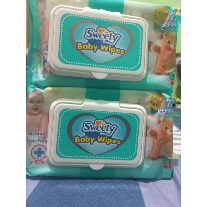 Jual sweety Baby Wipes 72sheet | Shopee Indonesia