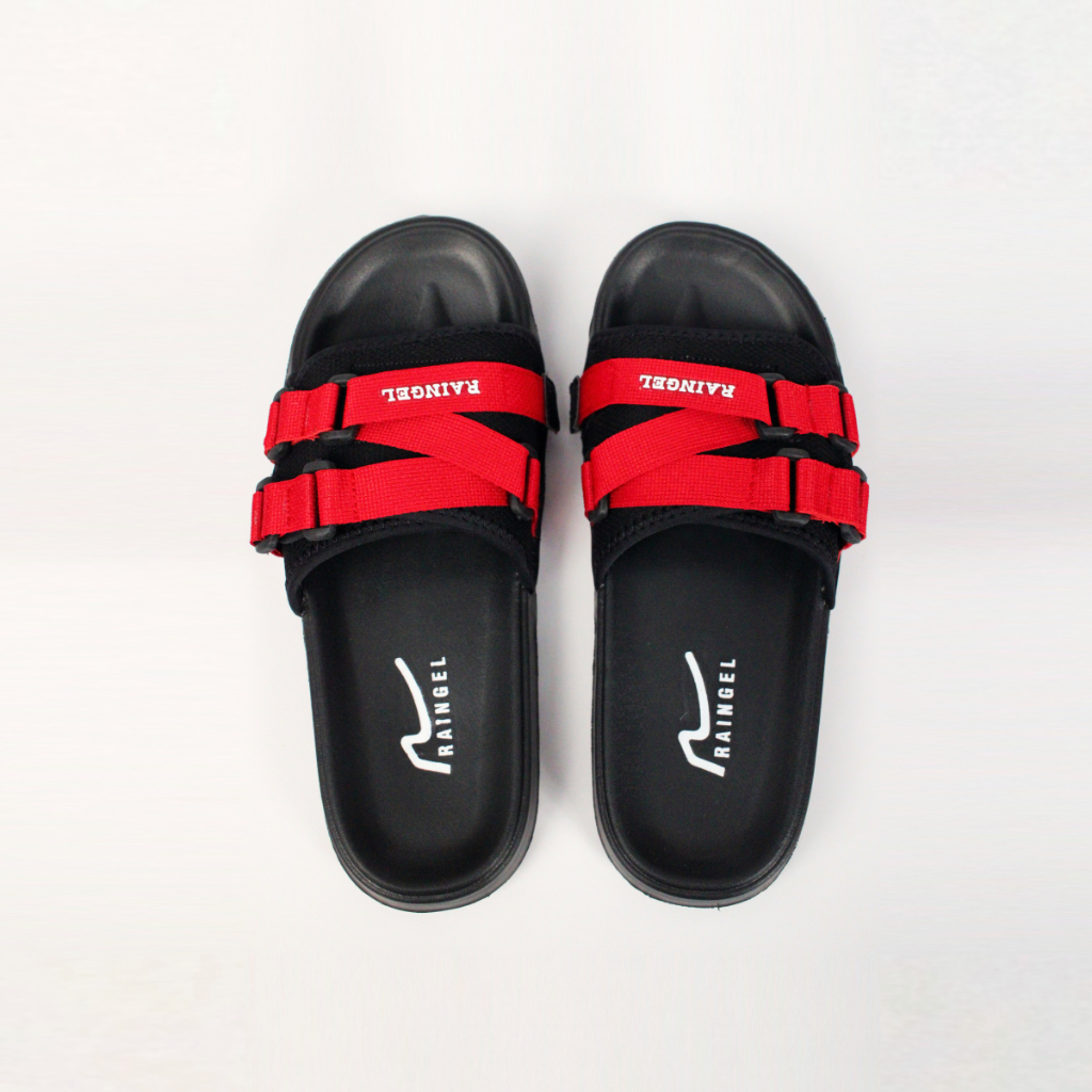 Jual RAINGEL Slipper Rider -Sepatu & Sandal Lokal Sandal slip - Black ...