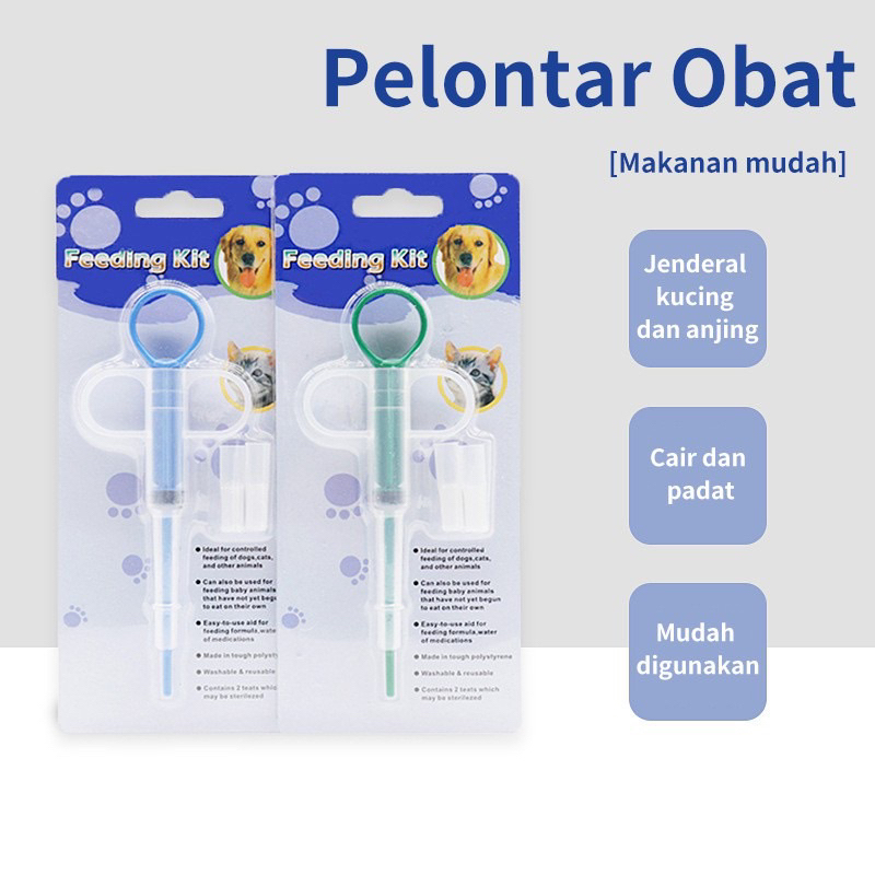 Jual Feeding Kit Pelontar Pil Tablet Anjing Kucing Alat Bantu Minum ...