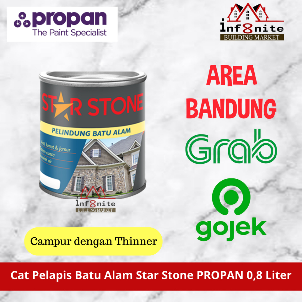 Jual Cat Pelapis Batu Alam Propan Star Stone Vernis Batu Alam Starstone | Shopee Indonesia