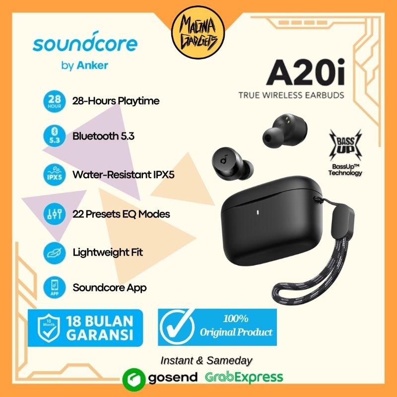 Jual Earbuds Bluetooth Anker SoundCore A20i TWS True Wireless Earphone ...