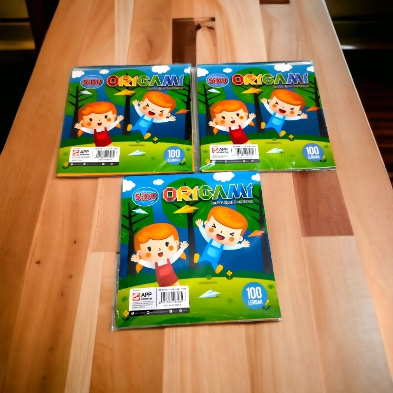 Jual Kertas Origami Kecil 14x14 cm / Kertas Lipat Warna Sidu Sinar ...