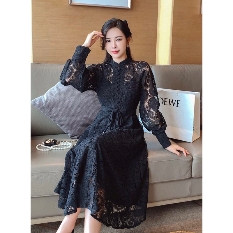 Jual Genesaret Dress Lace Mewah Brukat Formal Dinner Acara Malam Hijab ...