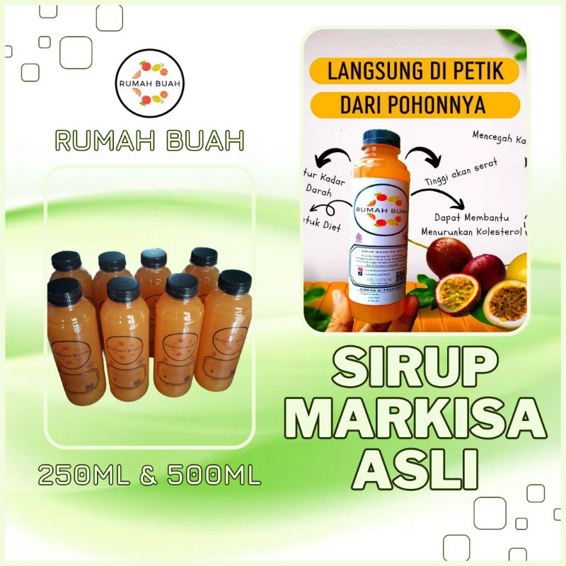Jual Sirup Markisa Madu Segarrrr 500ml | Shopee Indonesia