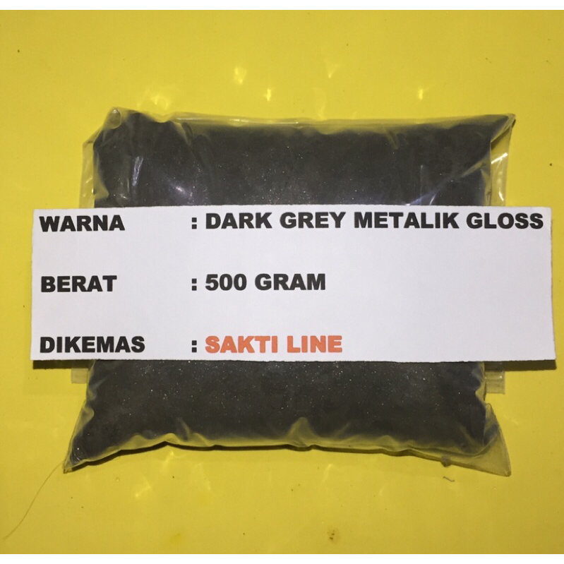 Jual Bubuk Powder Coating Dark Grey Metalik / Magnesium Gloss - 500 ...