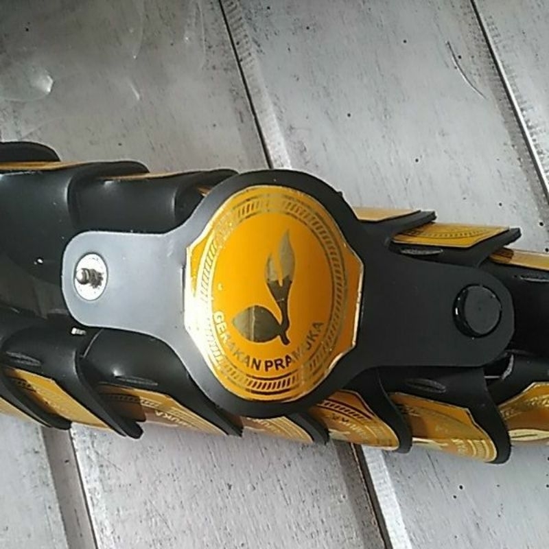 Jual Ring hasduk kalep fiber kuning / penegak gerakan pramuka bijian ...