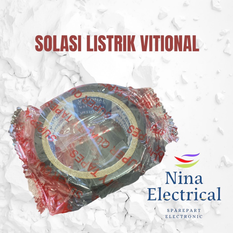 Jual SOLASI LISTRIK HITAM VITIONAL PANJANG 5M | Shopee Indonesia