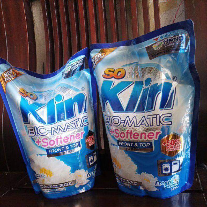 Jual soklin biomatic front load detergen liquid so klin matic bukaan ...
