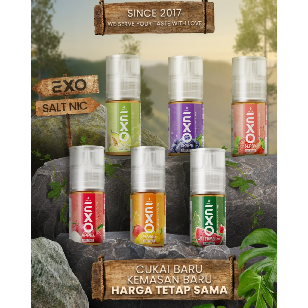 Jual [SALT] - EXO MANGO - MELON - GRAPE - BERRY - APPLE - WATERMELON ...