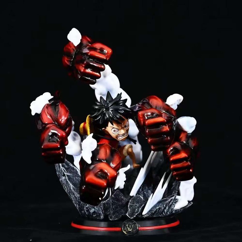 Jual Action figure one piece monkey d luffy multiple fists red | Shopee ...